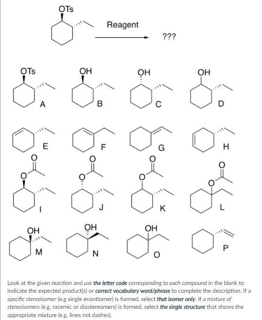 Solved OTs e*、\ Reagent 722 OTS OH OH OH 0人 0人 OH OH OH Look | Chegg.com