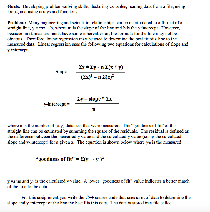 Solved Goals: Developing problem-solving skills, declaring | Chegg.com