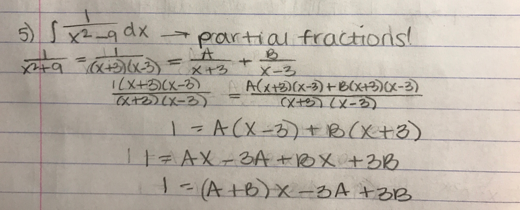 Solved need help figuring this partial fraction problem out, | Chegg.com
