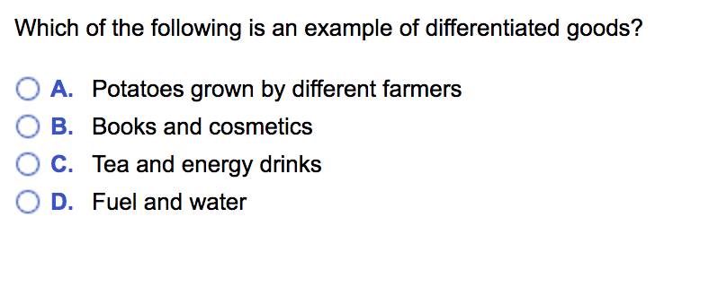Solved Which of the following is an example of | Chegg.com