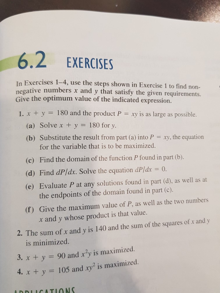 Solved 6.2 EXERCISES In Exercises 1-4, use the steps shown | Chegg.com Solved 6.2 EXERCISES In Exercises 1-4, use the steps shown | Chegg.com