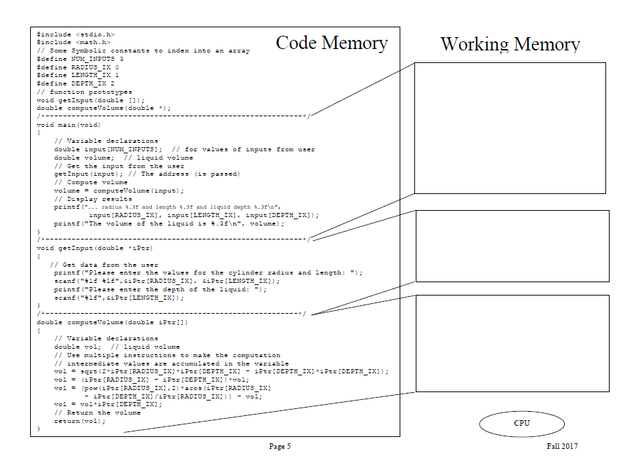 I Am Having Difficulties In Code Memory For C Program 