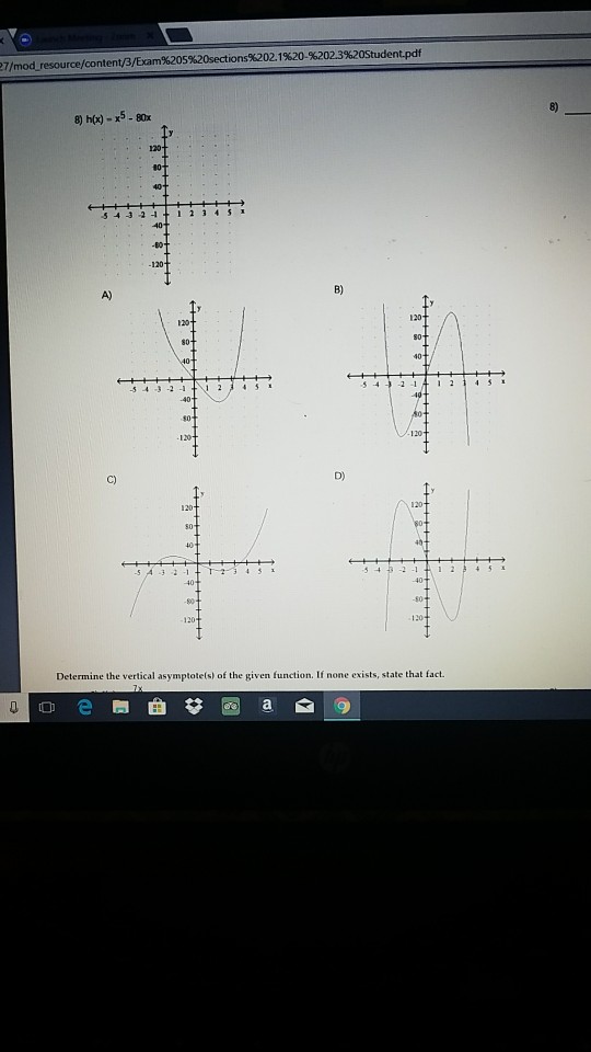 Solved 7 / mod resource/content/3/Exam%205%20section s%202 1 | Chegg.com
