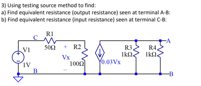 Solved 3) Using testing source method to find: a) Find | Chegg.com