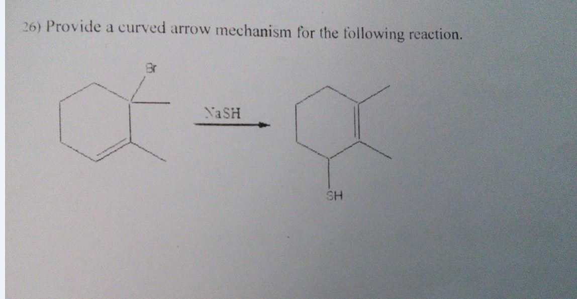 Solved Provide a curved arrow mechanism for the following | Chegg.com