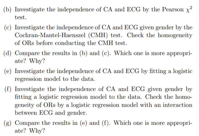 Solved (GLM for binary data with categorical predictors) The | Chegg.com