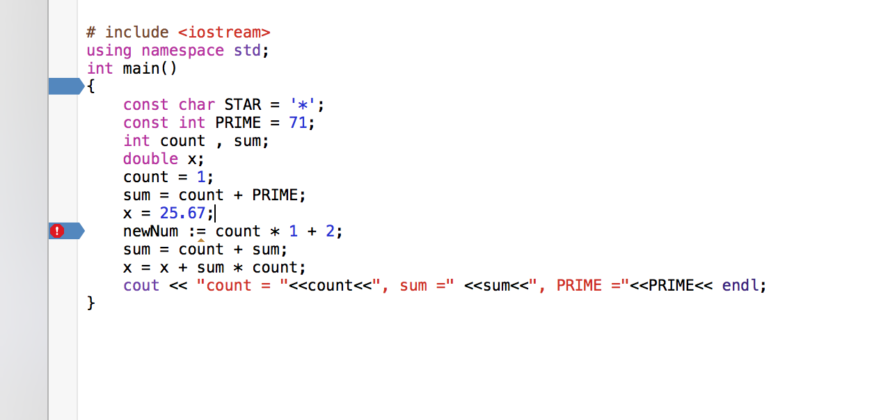 Solved What Is The Syntax Error On Line 12 Of Code In C Chegg