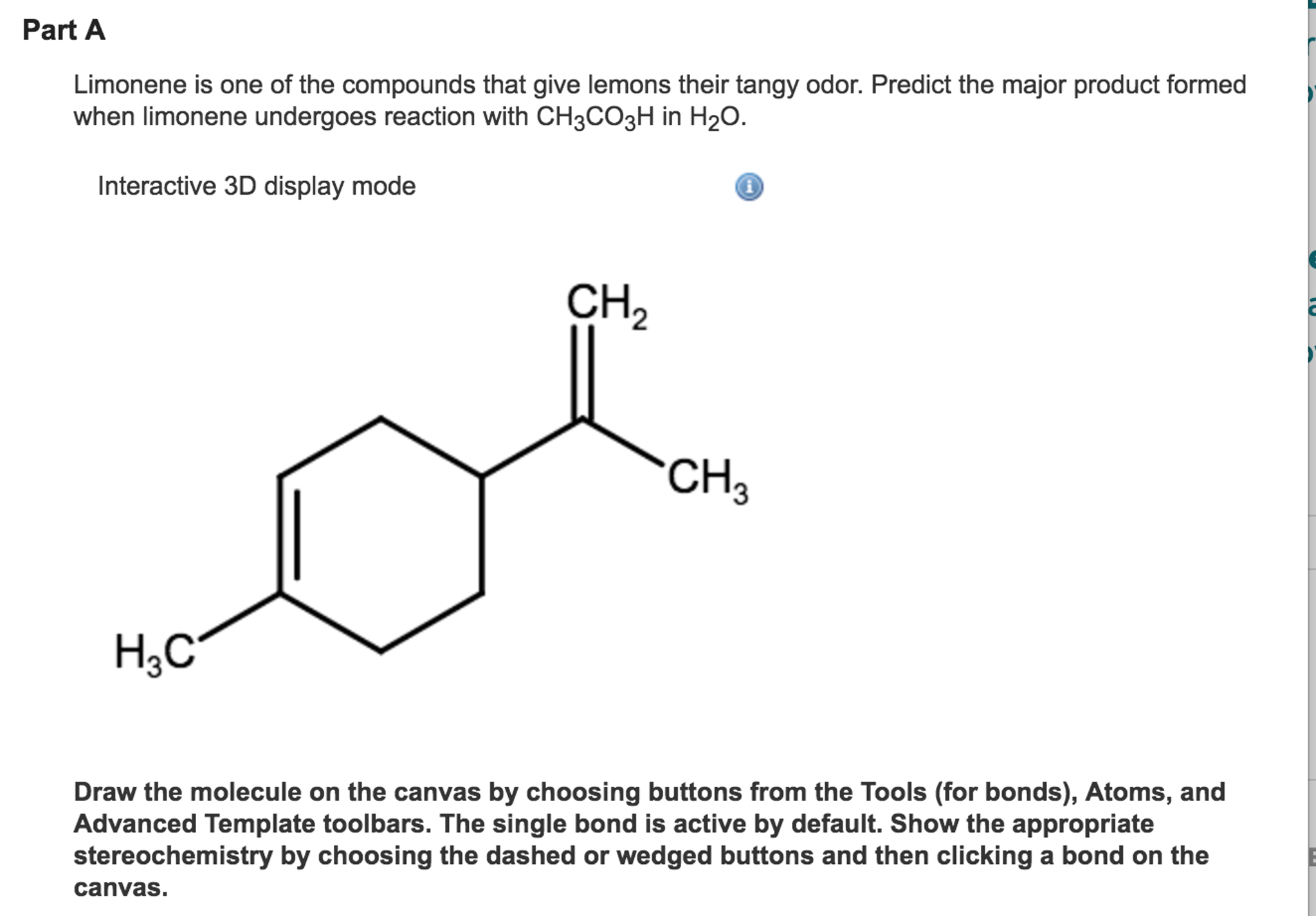 Solved Limonene is one of the compounds that give lemons | Chegg.com