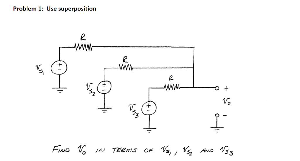 Solved Problem 1: Use superposition 2 | Chegg.com