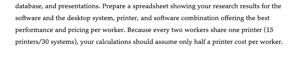 Solved Improving Decision Making : Using a Spreadsheet to | Chegg.com