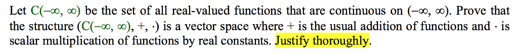 Solved Let C(-infinity, infinity) be the set of all | Chegg.com