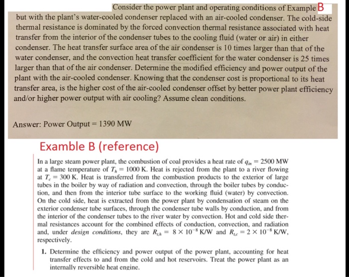 Solved Consider the power plant and operating conditions of | Chegg.com