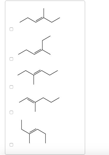 Solved Which of the following structures represent the | Chegg.com