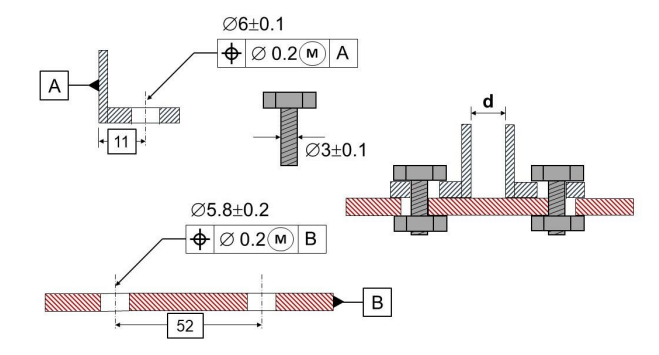 Solved A fastener assembly is show below. The holes are | Chegg.com