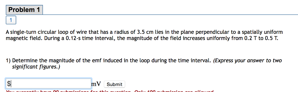 Solved A single-turn circular loop of wire that has a radius | Chegg.com