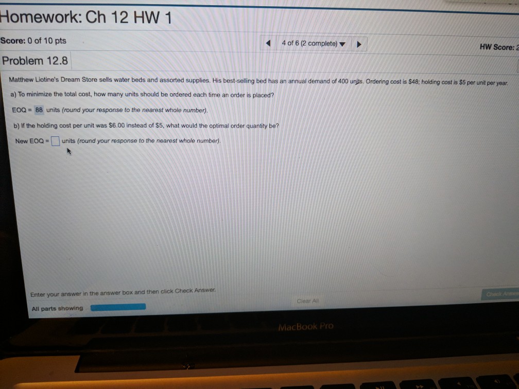 Solved Homework Ch 12 Hw 1 Score 0 Of 10 Pts 40f 6 2