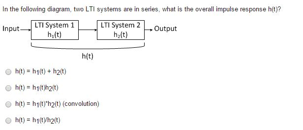 Solved In the following diagram. two LTI systems are in | Chegg.com