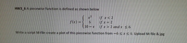 Solved A piecewise function is defined as shown below Write | Chegg.com