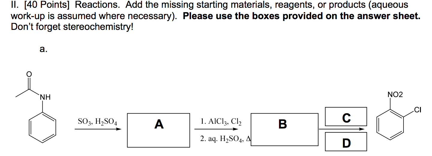 I understand how to get to product B, but the answers | Chegg.com