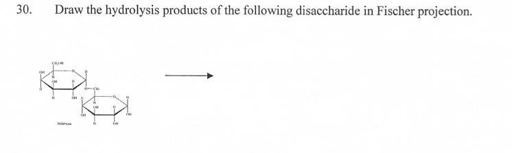 Hydrolysis Of A Drawing
