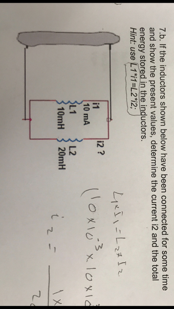 Solved If the inductors shown below have been connected for | Chegg.com