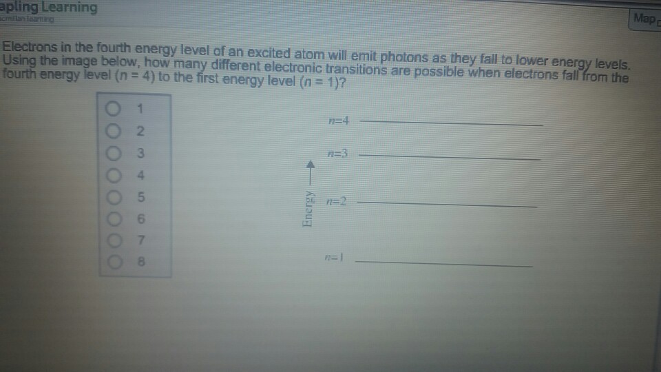 Solved pling Learning Map Electrons in the fourth energy | Chegg.com