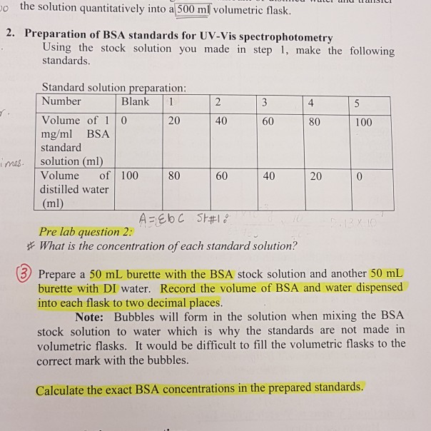 Solved o the solution quantitatively into a 500 ml | Chegg.com