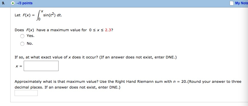 Solved 1. + -11 points Consider the function F(x) and graph | Chegg.com