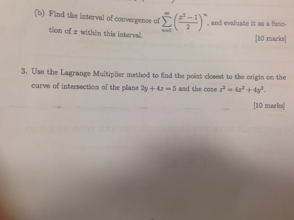 Solved Use the Lagrange Multiplier methods to find the point | Chegg.com