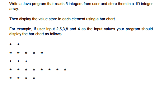 Solved Write A Java Program That Reads 5 Integers From 