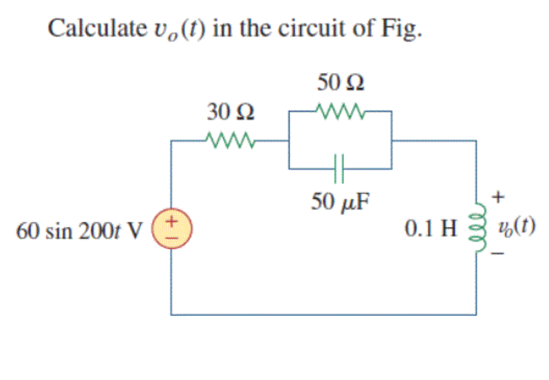 Solved Calculate v0(t) in the circuit of Fig. | Chegg.com