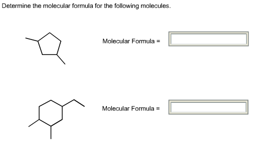 Solved Determine the molecular formula for the following | Chegg.com Solved Determine the molecular formula for the following | Chegg.com