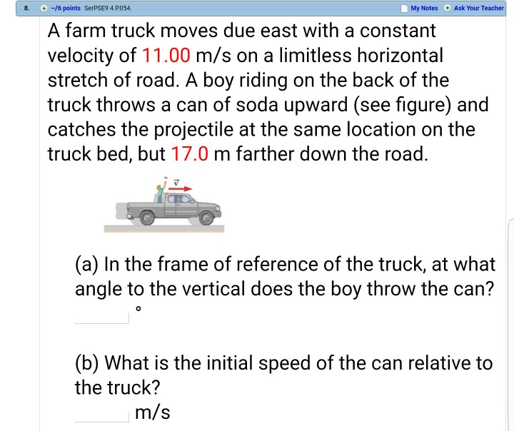 Solved 8. -/6 points SerPSE9 4. P054 My Notes Ask Your | Chegg.com Solved 8. -/6 points SerPSE9 4. P054 My Notes Ask Your | Chegg.com