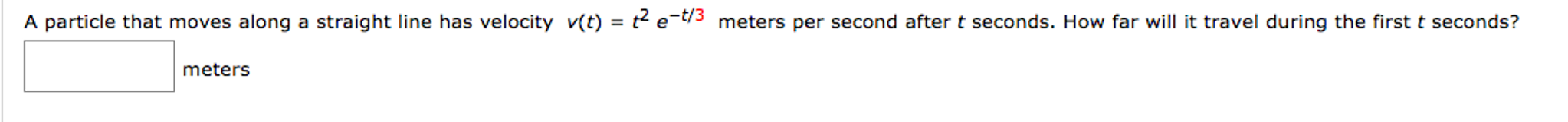 Solved A particle that moves along a straight line has | Chegg.com