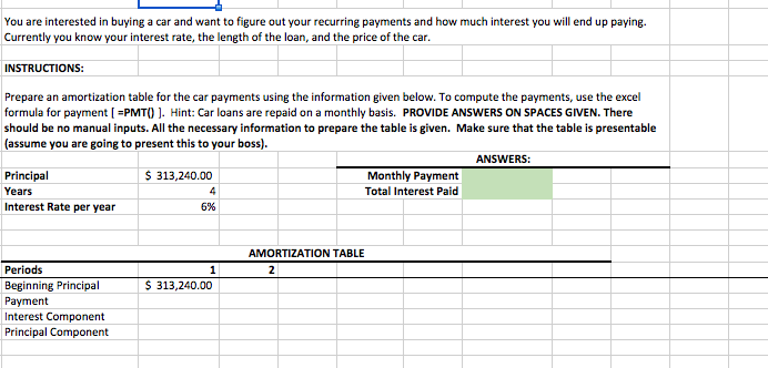Solved You are interested in buying a car and want to figure | Chegg.com