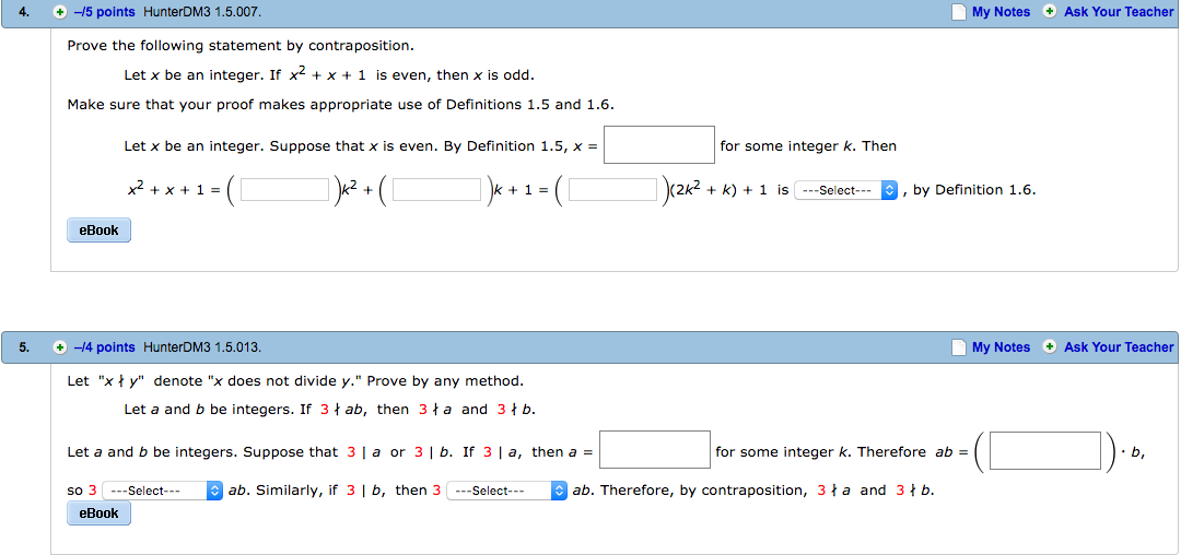 Solved Prove the following statement by contraposition. Let | Chegg.com