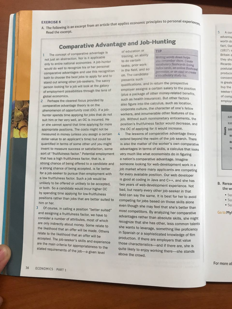 Solved A. The following is an excerpt from an article that | Chegg.com