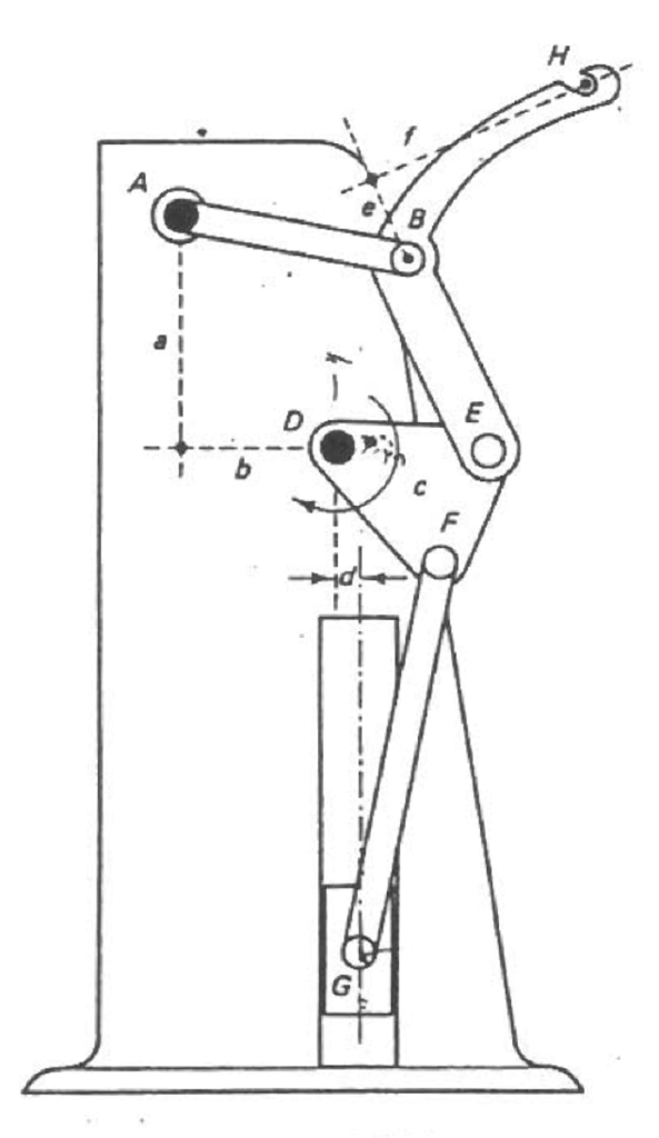 Solved For the mechanism shown, define vectors, write | Chegg.com