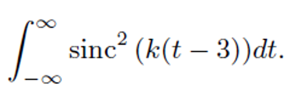 Solved Using Parseval's Theorem, solve the | Chegg.com