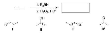 Solved 1. R2BH 2. H202, HO OH IV | Chegg.com