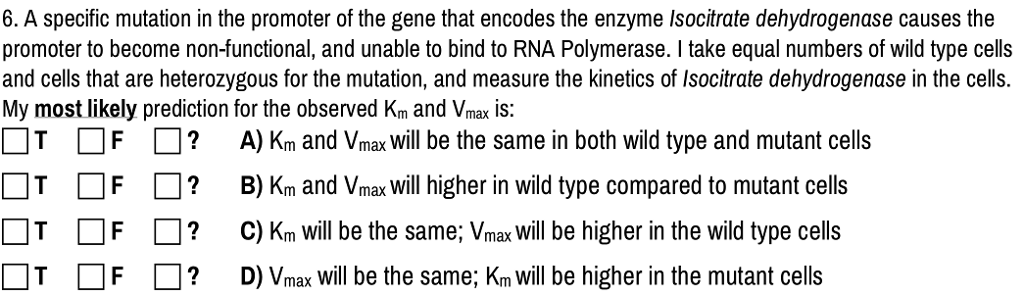 Solved 6. A specific mutation in the promoter of the gene | Chegg.com