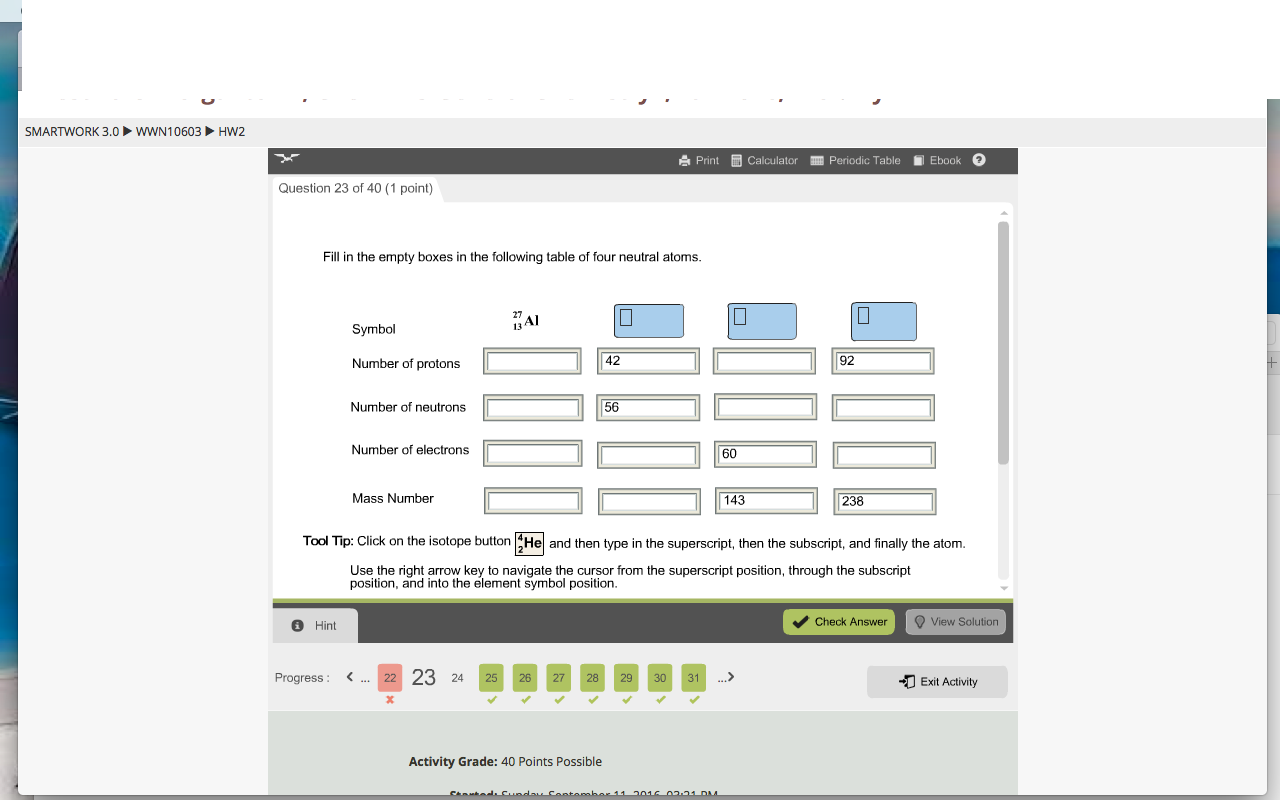 Solved Fill in the empty boxes in the following table of | Chegg.com