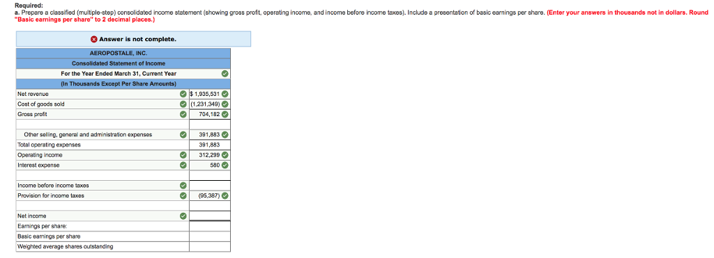 Solved P5-5 Preparing a Classified (Multiple-Step) Income | Chegg.com
