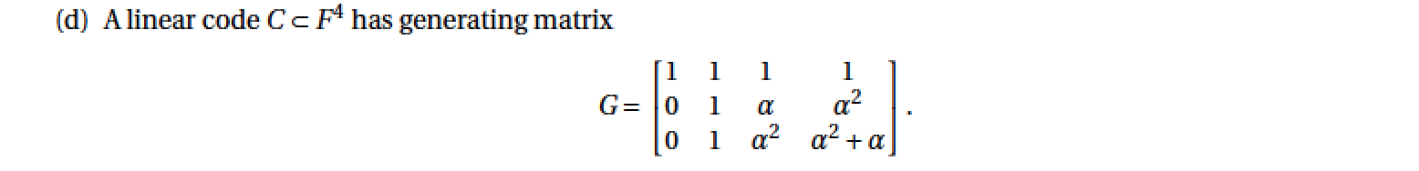 Q: Bring this matrix to standard form to get the | Chegg.com