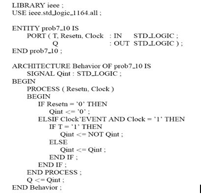 Solved LIBRARY ieee USE ieee.std logic 164.all ENTITY | Chegg.com