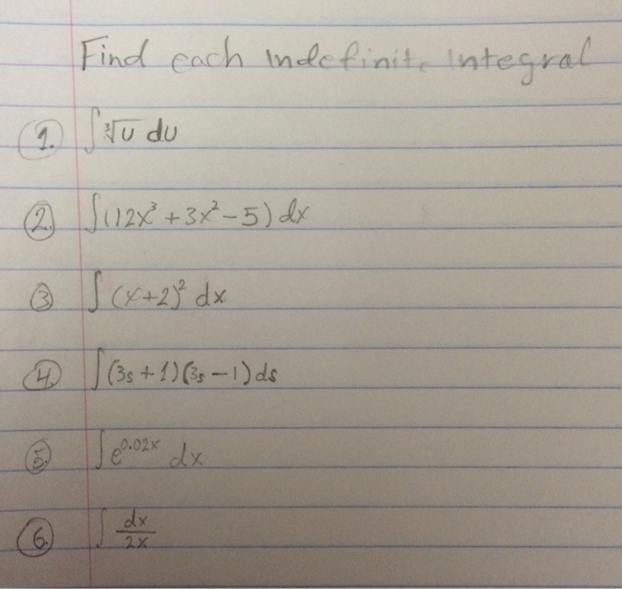 Solved Find each indefinite integral integrate 3 squareroot | Chegg.com Solved Find each indefinite integral integrate 3 squareroot | Chegg.com