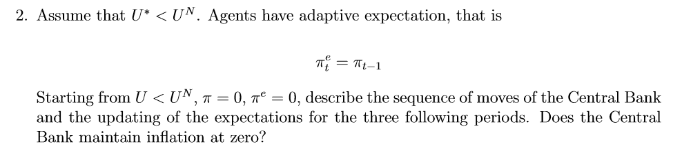 Consider a version of the Barro-Gordon model where | Chegg.com