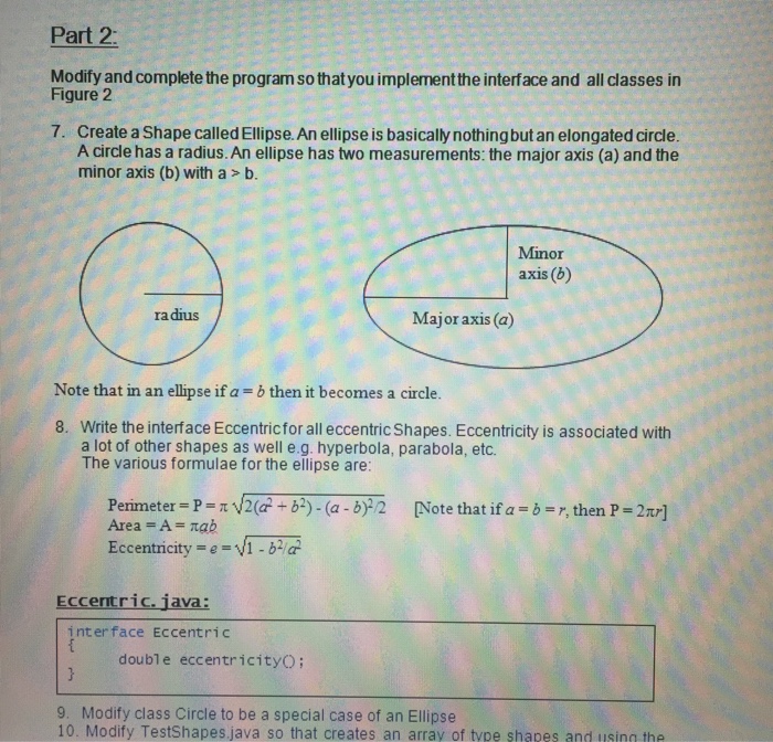 Solved Shape Circle Rectangle Square Figure 1 Part 1: | Chegg.com