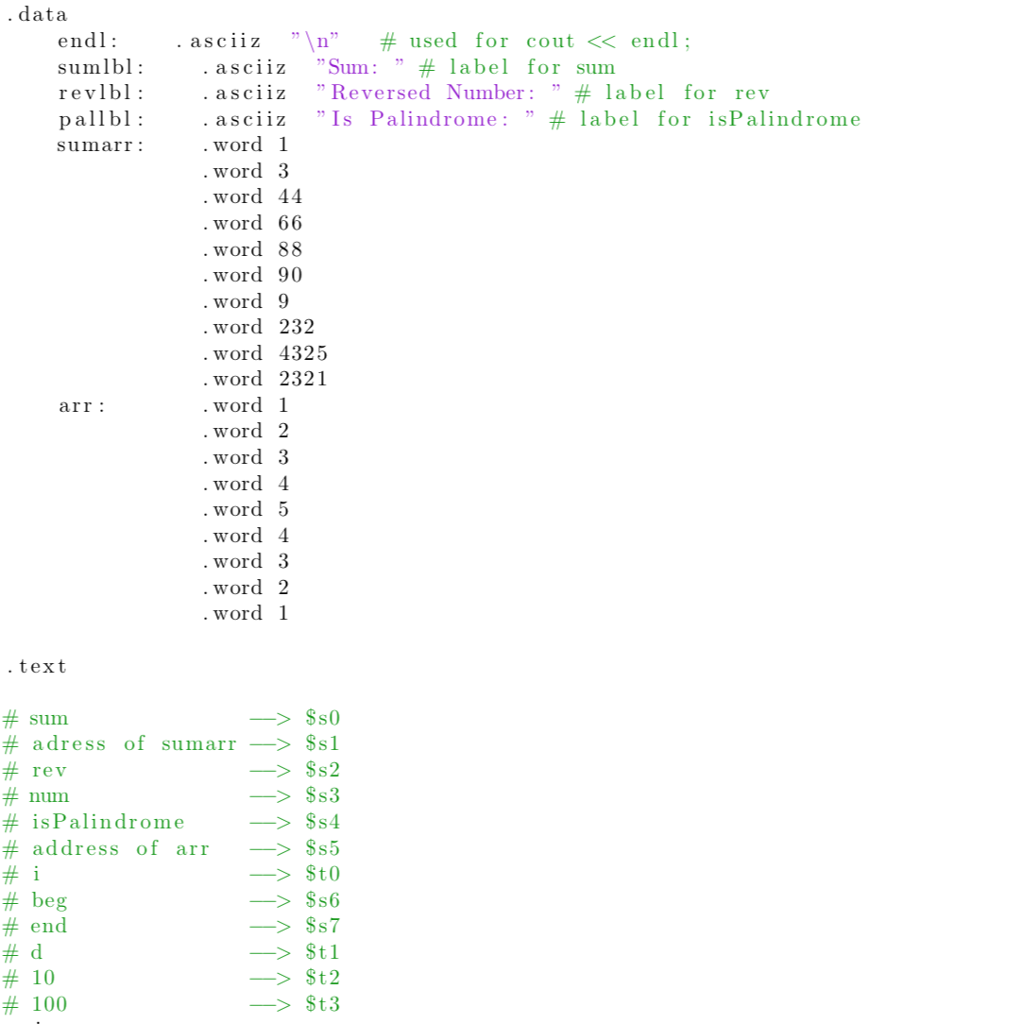 Solved int arr [1,2,3,4,5,4,3,2,1; int beg0 int end = 8; int | Chegg.com