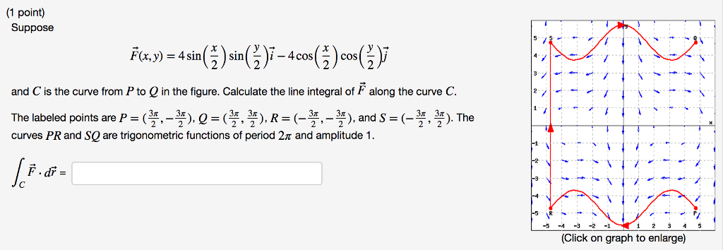 Solved Suppose F(x, y) = 4 sin(x/2) sin (y/2)i - 4 cos | Chegg.com